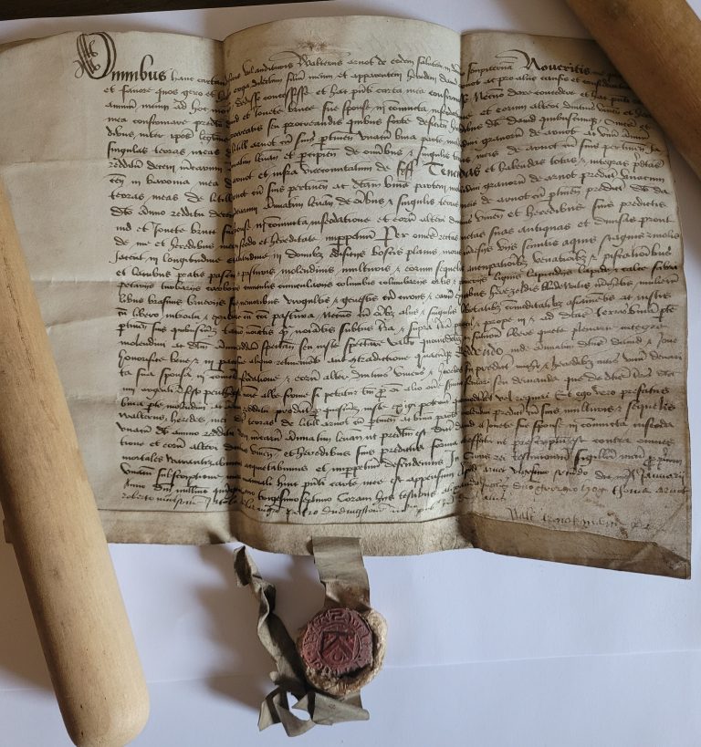 Arnot of that Ilk Charter - Red Book of Scotland